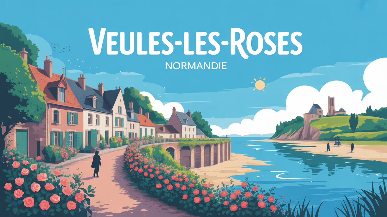 Veules-les-Roses le joyau fleuri au fil du plus petit fleuve